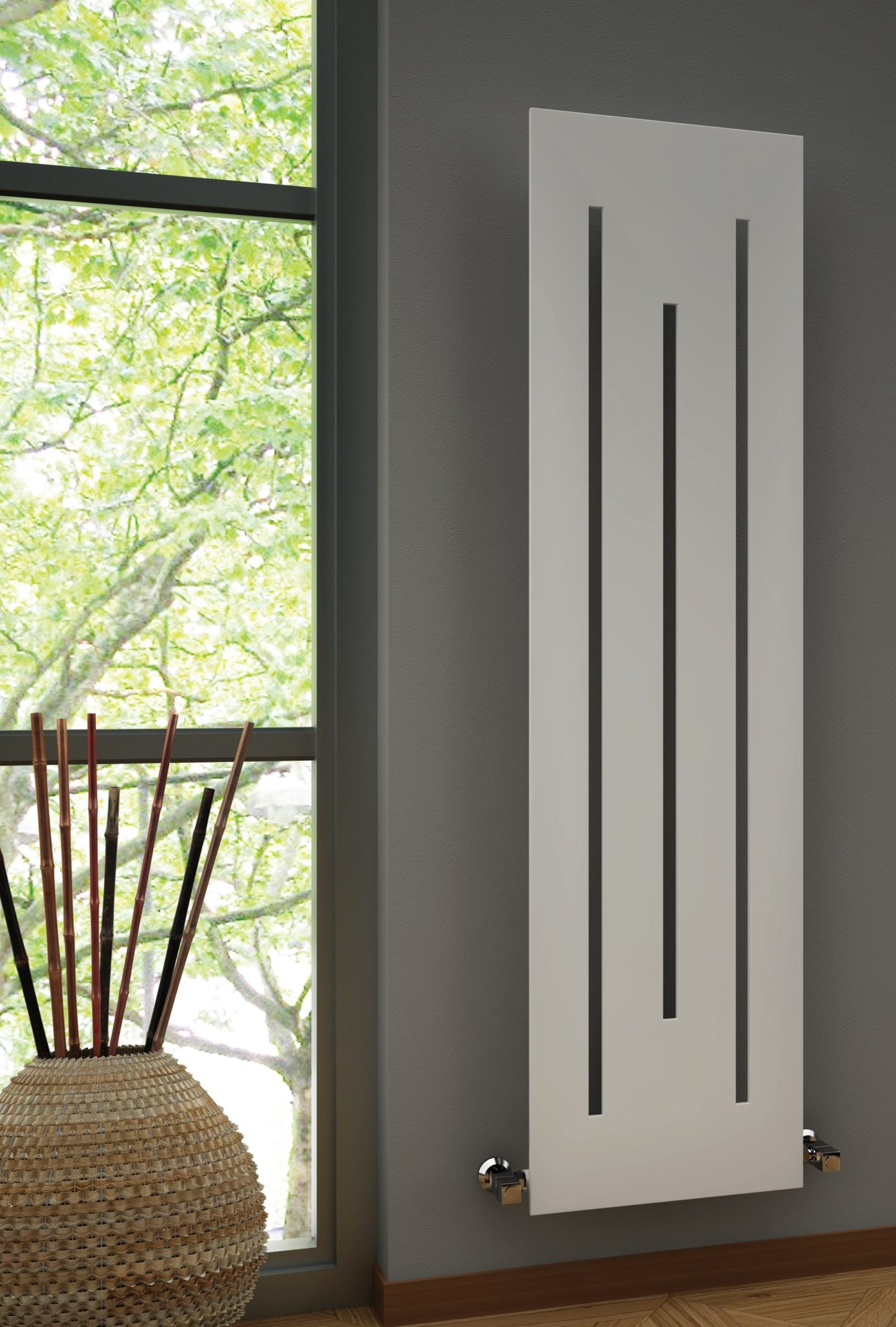 Reina Line Designer Radiator 1800mm x 490mm White 5208 BTU | Radiators ...