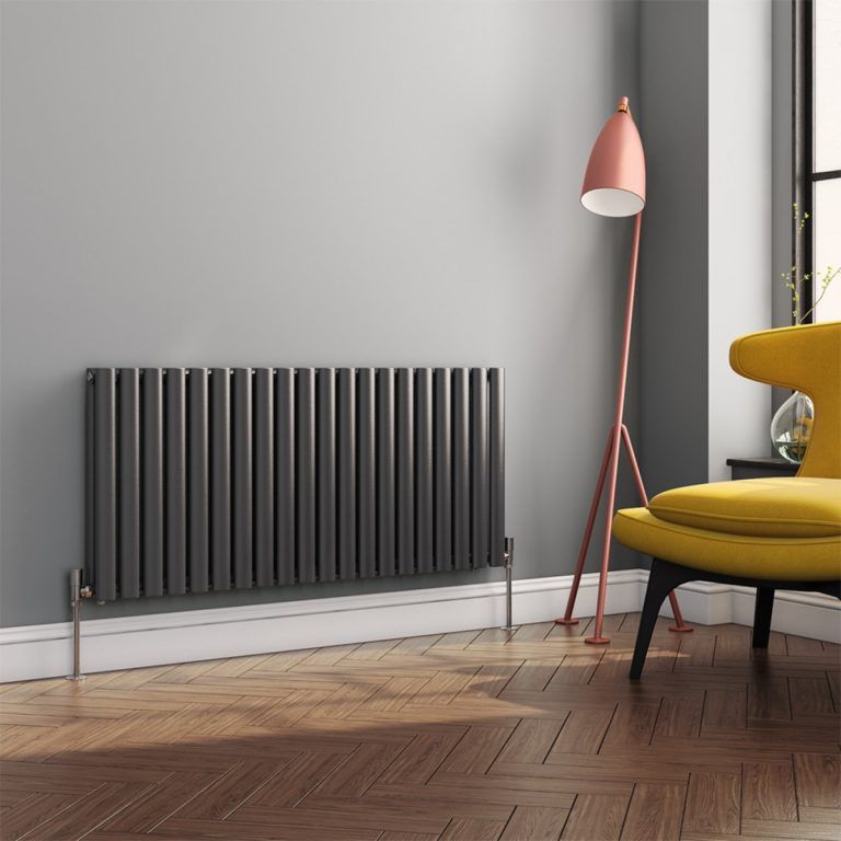 Reina Neva Horizontal Single Designer Radiator 550mm x 1180mm ...