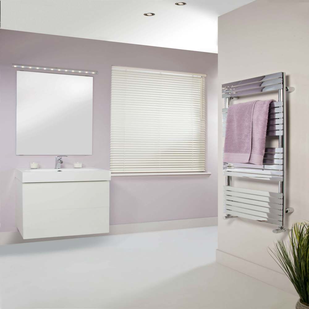 Zehnder Ax Spa Towel Radiator 1188mm x 600mm Chrome 1638 BTU ...