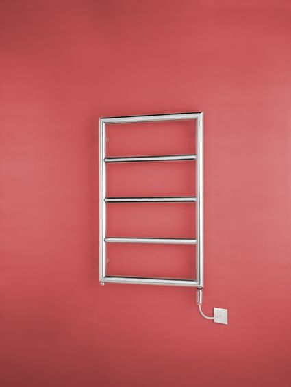 Zehnder Pera Electric Towel Radiator. 1270mm x 500mm. Stainless Steel ...
