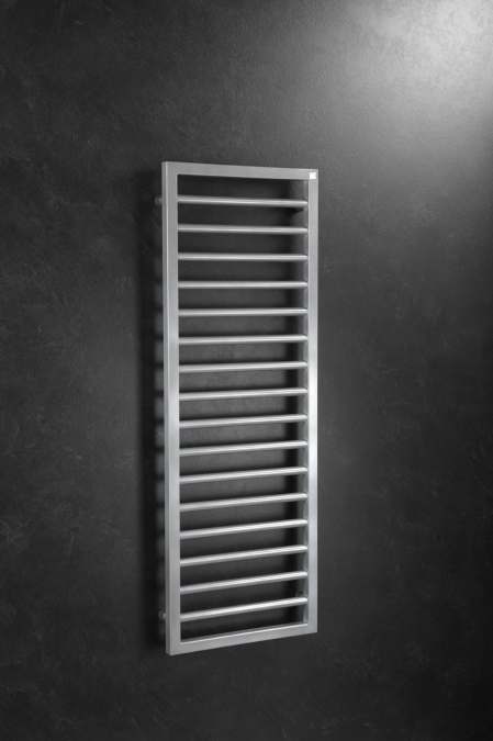 Zehnder Subway towel rail. 1261mm x 450mm. Titane finish. | Radiators.co.uk