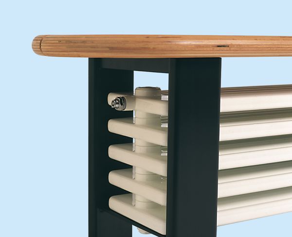 Myson Column 522mm x 2150mm x 365mm Bench Radiator | Radiators.co.uk