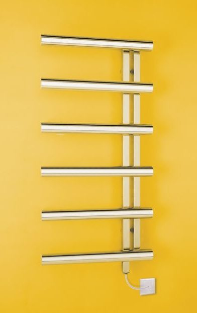 Zehnder Electric Chime towel radiator left handed. 1070mm x 500mm ...