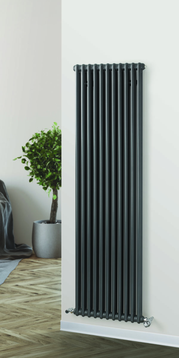 Wallace and Squires Fitzrovia Anthracite 3 Column 1800x530mm 11 Sec ...