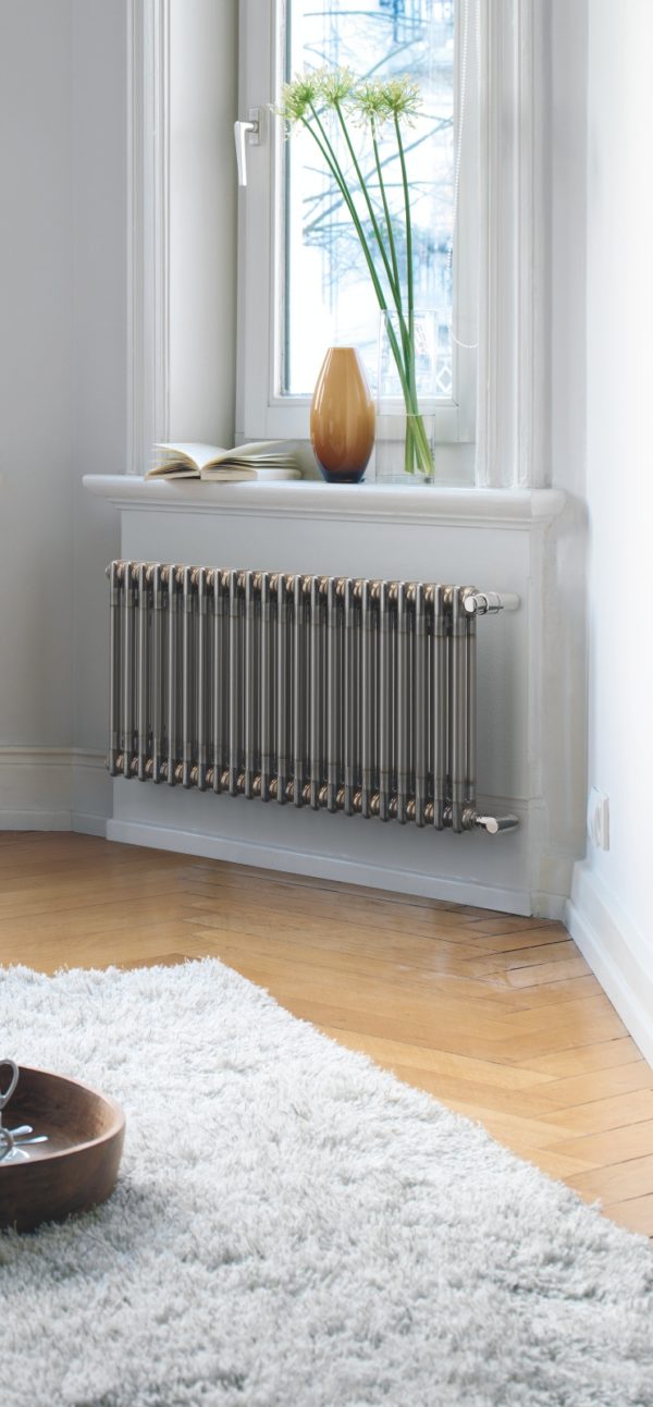 Zehnder Charleston Multi-column radiator,. 2 Column. 1792mm x 394mm (8 ...