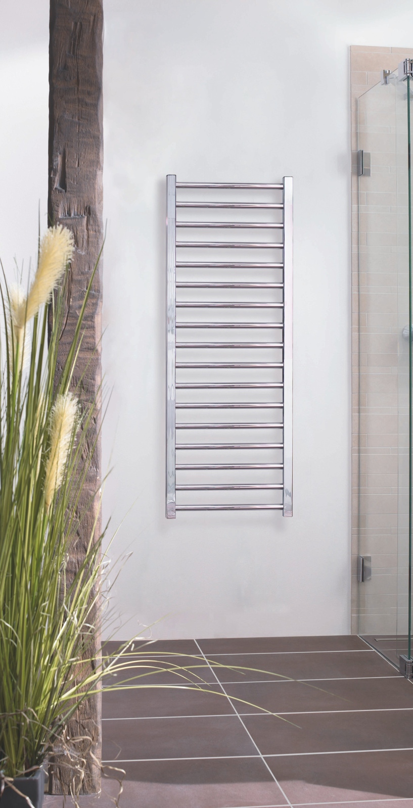Zehnder Stellar Spa Towel Rail. 1220mm x 500mm. Stainless steel ...