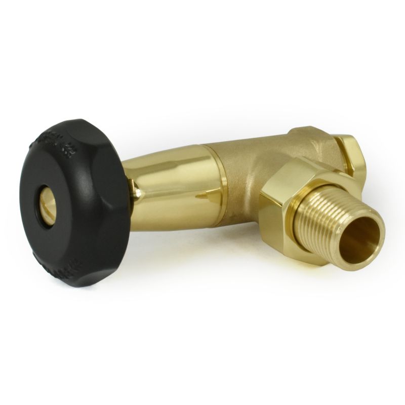 West Radiators Bradley Brass Bronze Radiator Valves (Pair) | Radiators ...