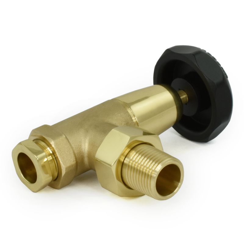 West Radiators Bradley Brass Bronze Radiator Valves (Pair) | Radiators ...