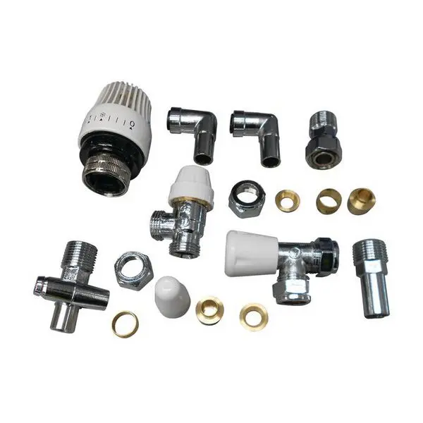 Siemens Trade Trv + Lockshield Straight 15/10Mm White/Chrome Plated ...