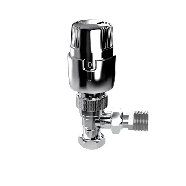 Intatec I-Therm 15Mm Angled Trv Chr Heads | Radiators.co.uk
