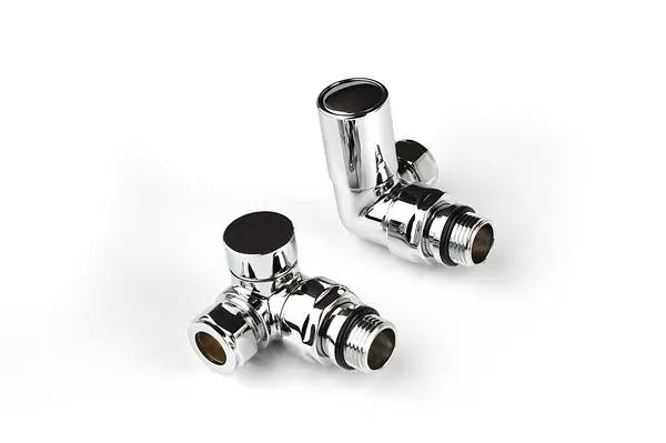 Intatec 15Mm Corner Radiator Valves Pair | Radiators.co.uk