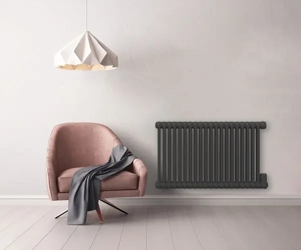 Stelrad 600 1160 Column Electric Anthracite Radiator | Radiators.co.uk