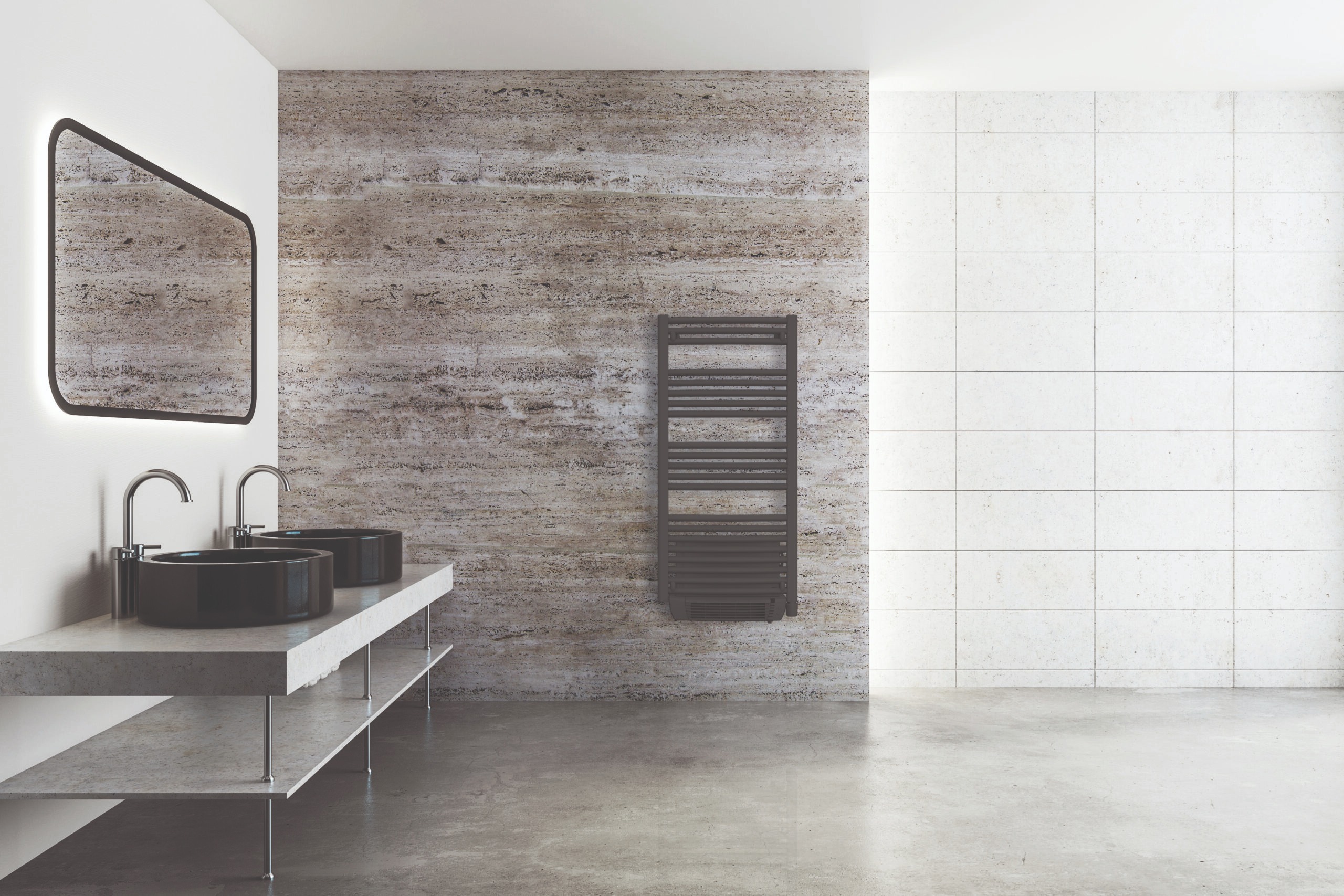 Stelrad 1223 550 Elegance E-Flow Anthracite Radiator | Radiators.co.uk