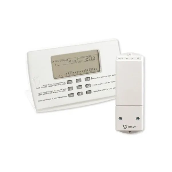 Mprt Rf Black Programmable Thermostat | Radiators.co.uk