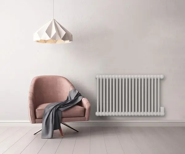 Stelrad 600 1160 Column Electric White Radiator | Radiators.co.uk